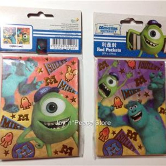 Disney | Party Supplies | Disney Pixar Monster Inc Money Red Pocket ...
